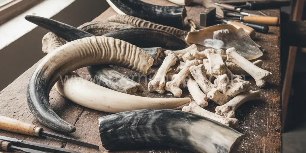 Buffalo Raw Materials | Buffalo Horn & Bone Manufacturer Sambhal UP ...